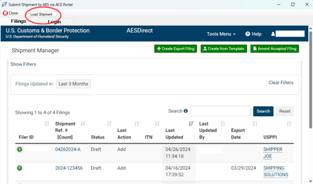 Filing Your Export Shipment through the Automated Export System (AES)